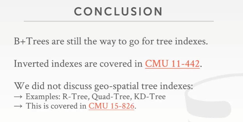 CMU-15-445-645-笔记-08-树索引-part2 | Stay Hungry